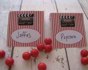 DIY Personalised Movie Party Printables + any excuse to watch a movie ...