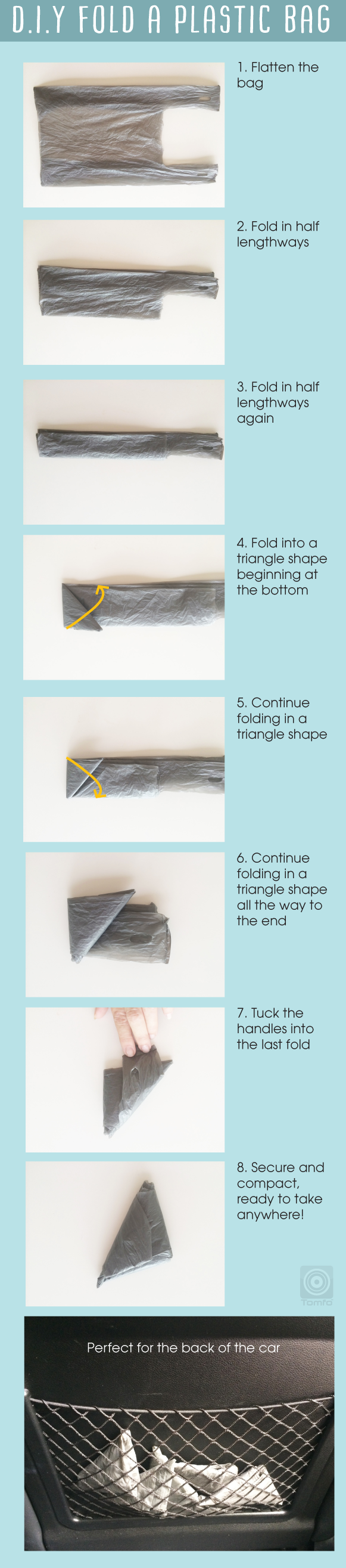 How To Fold A Plastic Bag Save Space And Go Greener TOMFO