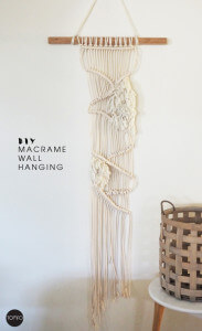 DIY Modern Macrame Wall hanging | TOMFO