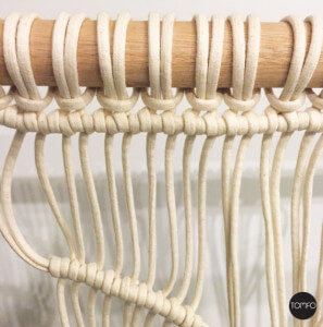 DIY Modern Macrame Wall hanging | TOMFO