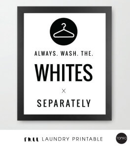 Free laundry quote printable | TOMFO