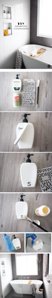 DIY Shampoo Containers | TOMFO