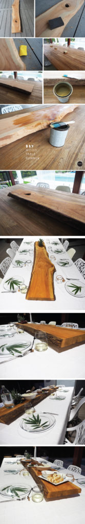 DIY Wood Table Runner | TOMFO